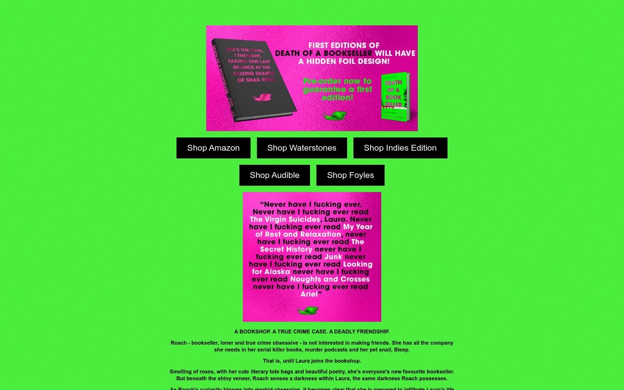 Death of a Bookseller by Alice Slater